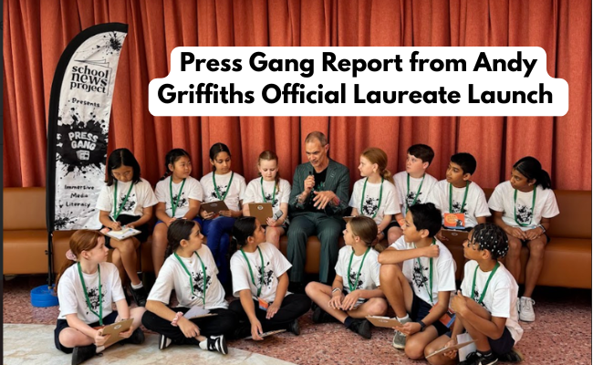 Andy Griffiths Laureate Launch - Press Gang News